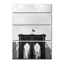 Bilderdepot24 Leinwandbild Brooklyn Bridge USA 2