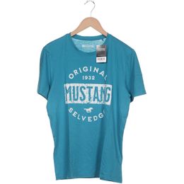Mustang Herren T-Shirt, blau, Gr. 48