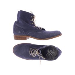 Mustang Damen Stiefelette, blau, Gr. 36