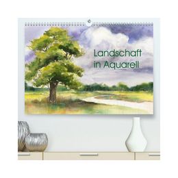 Calvendo Wandkalender Landschaft in Aquarell (Premium