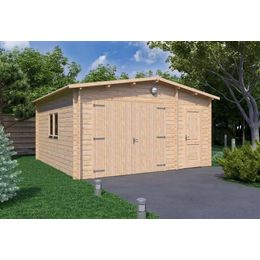 Alpholz Garage Holzgarage-44 5x5