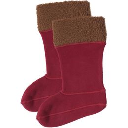 Finkid - Gummistiefel-Socken SUKKA in beet red, Gr.25/26