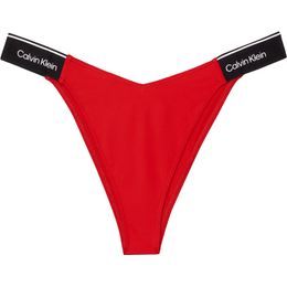 Calvin Klein Tanga-Slip "Meta Legacy", Logobund, für Damen, rot, XS