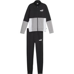 Puma® Trainingsanzug, Stehkragen, Gummibund, für Kinder, schwarz, 152