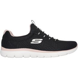 Skechers® Sneaker "Summits", Memory-Foam, Schnellschnürsystem, für Damen, schwarz, 39