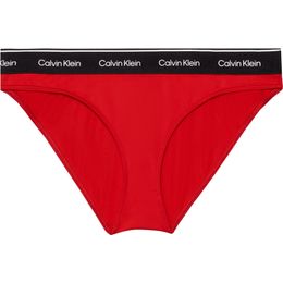 Calvin Klein Basic-Slip "Meta Legacy", Logobund, für Damen, rot, L