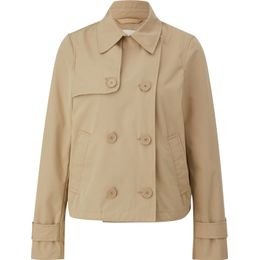 s.Oliver Übergangsjacke, Klappkragen, Eingrifftaschen, für Damen, braun, 44