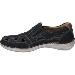 Seibel Slipper "Anvers 77", Leder, Wechselfußbett, für Herren, blau, 44