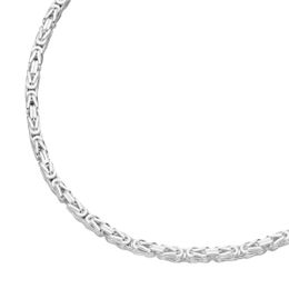Königskette Smart Jewel "Königskette massiv, Silber 925" Halsketten Gr. 45 cm, Silber 925 (Sterlingsilber), silberfarben (silber> <) Herren Königsketten