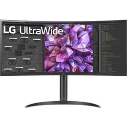 LG 34WQ75X LCD-Monitor (87 cm/34 ", 3440 x 1440 px, UWQHD, 5 ms Reaktionszeit, 60 Hz, IPS-LED), schwarz