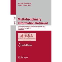 Springer Multidisciplinary Information Retrieval, Kartoniert (TB)