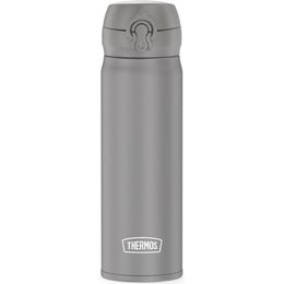 Thermos Isolierflasche ULTRALIGHT BOTTLE, doppelwandiger Edelstahl, grau