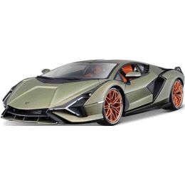 Bburago Sammlerauto Lamborghini Sian FKP 37, Maßstab 1:24, grün