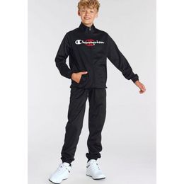Champion Trainingsanzug Full Zip Tracksuit - für Kinder (2-tlg), schwarz