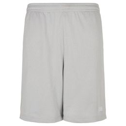 Urban Classics Stoffhose Urban Classics Herren Basic Mesh Shorts (1-tlg), grau