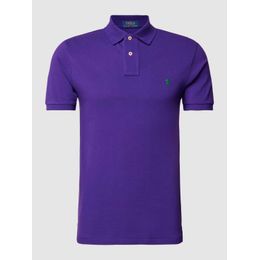 Polo Ralph Lauren Slim Fit Poloshirt mit Label-Stitching