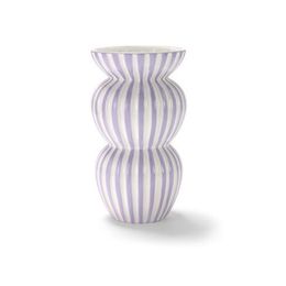 Tchibo Vase - Lila/Gestreift - Keramik