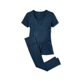 Tchibo Umstands- und Still-Pyjama - Dunkelblau - Gr.: M