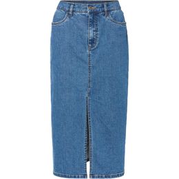 bonprix Langer Jeansrock mit Schlitz aus Positive Denim #1 Fabric