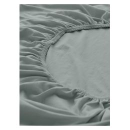 hessnatur Jersey-Spannbetttuch aus reiner Bio-Baumwolle Größe: 140-160x200 cm