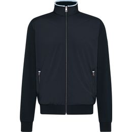 Bugatti Blouson, Stehkragen, Reißverschlusstaschen, für Herren, blau, XL