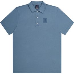 Champion® Poloshirt, Logo-Patch, für Herren, blau, S