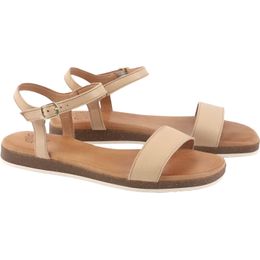 Apple of Eden Sandalen "Isa", Leder, Memory Foam, für Damen, beige, 40