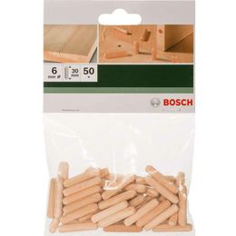 50 x Holzdübel 6 x 30 mm - Bosch