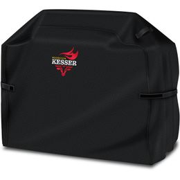 Kesser Premium bbq Grillabdeckung Gasgrill Grillhaube Abdeckung Wetterfest - für Weber Brinkmann Char Broil Grill Abdeckhaube Schutzhülle 600D Oxford Gewebe