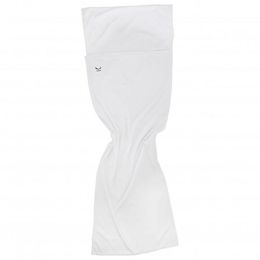 Salewa - Cotton-Feel Liner Zip Silveriz - Reiseschlafsack Gr One Size Zip: Right Weiß
