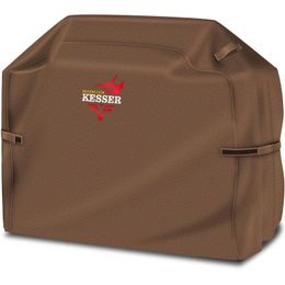 Kesser Premium bbq Grillabdeckung Gasgrill Grillhaube Abdeckung Wetterfest - für Weber Brinkmann Char Broil Grill Abdeckhaube Schutzhülle 600D Oxford Gewebe