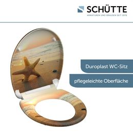 Schütte Schütte WC-Sitz SEA STAR Duroplast Motiv Strand