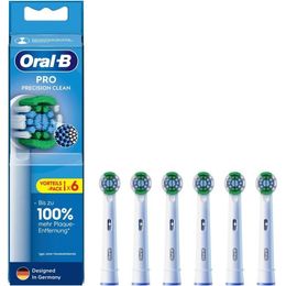 Braun Oral-B Pro Precision Clean Aufsteckbürsten 6er Packungsinhalt: 6 Stück Kompatibel zu: Elektrische Zahnbürsten von Oral-B, ausgenommen Pulsonic, Sonic und iO Bürstenkopf: Rund