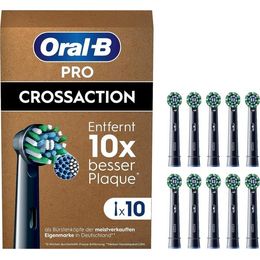 Braun Oral-B Pro CrossAction Aufsteckbürsten 10er Frustfreie Umverpackung Packungsinhalt: 10 Stück Kompatibel zu: Elektrische Zahnbürsten von Oral-B, ausgenommen Pulsonic, Sonic und iO Bürstenkopf: Rund