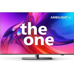 Philips The One 85PUS8818/12, LED-Fernseher 215 cm (85 Zoll), dunkelgrau, UltraHD/4K, WLAN, Ambilight, Dolby Vision, HDR, 120Hz Panel Sichtbares Bild: 215 cm (85") Auflösung: 3840 x 2160 Pixel Format: 16:9