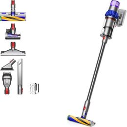 V15 Detect Fluffy, Stielstaubsauger nickel/blau Detail Beutel: Beutellos Filter-Typ: Mehrstufiges Filtrationssystem Motor: Dyson Hyperdymium Motor