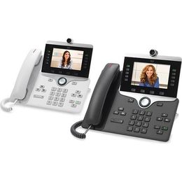 Cisco IP Phone 8865, VoIP-Telefon schwarz Verbindung: Kabelgebunden Freisprechen: Ja Rufnummernanzeige (CLIP): Ja