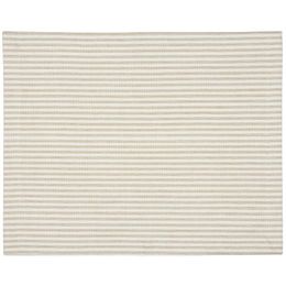 IB Laursen Gestreiftes Setzgedeck, 45 x 35 cm, beige