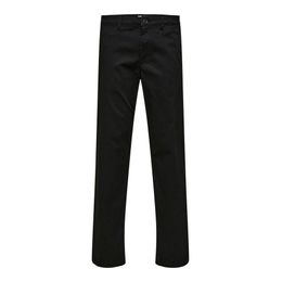 Selected Homme Stoffhose SLH196-STRAIGHT-NEW MILES FLEX PANT NOOS, schwarz