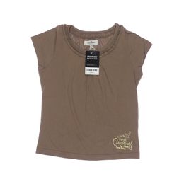 Tom Tailor Damen T-Shirt, braun, Gr. 128