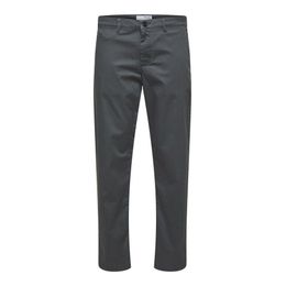 Selected Homme Stoffhose SLH196-STRAIGHT-NEW MILES FLEX PANT NOOS, grau