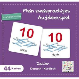 Mein zweisprachiges Aufdeckspiel, Zahlen Deutsch-Kurdisch (Kinderspiel)