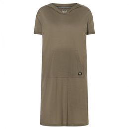 super.natural - Women's Hooded Dress - Kleid Gr 34 - XS grau/braun