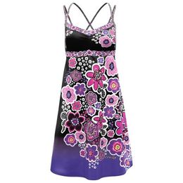 Crazy Idea - Women's Dress Kimera - Kleid Gr XS lila