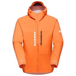 Mammut - Aenergy Trailrunning Hardshell Hooded Jacket - Regenjacke Gr S orange