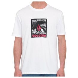 Volcom - Occulator Basic S/S - T-Shirt Gr S weiß