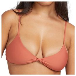 Volcom - Women's Simply Seamless V-Neck - Bikini-Top Gr XL orange