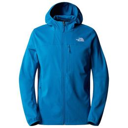 The North Face - Nimble Hoodie - Softshelljacke Gr S blau