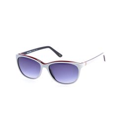 Gerry Weber Sonnenbrille Klassische Damenbrille, Vollrand, bunt|grau|rot|weiß