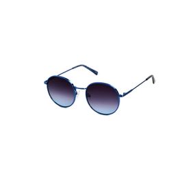 Gerry Weber Sonnenbrille Runde Damenbrille, Vollrand, Edelstahl, blau